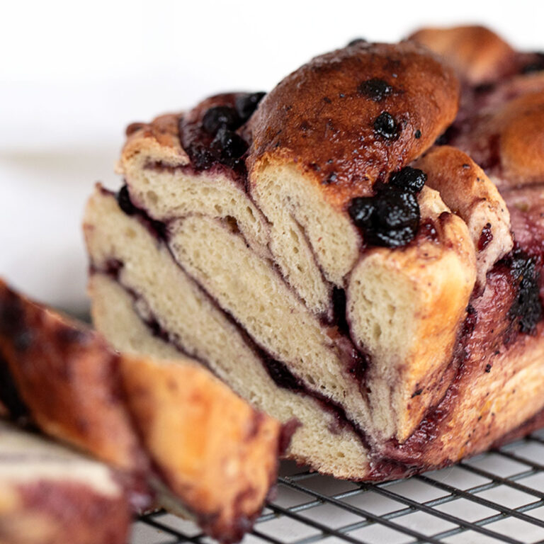 Blueberry Swirl Bread - Seasons and Suppers