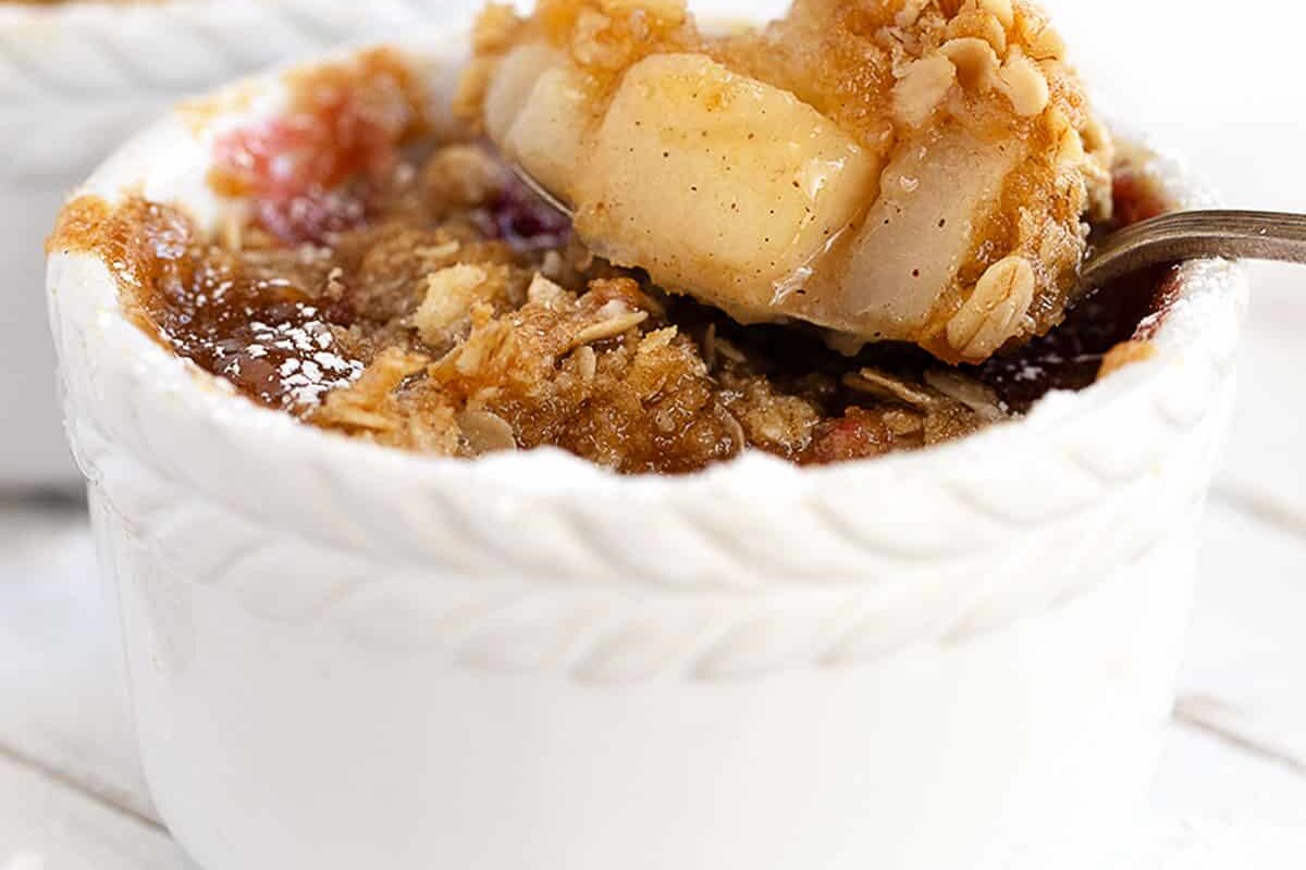 Cranberry Pear Crisp - Seasons and Suppers
