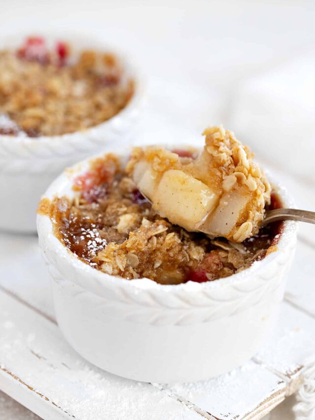 Cranberry Pear Crisp - Seasons and Suppers