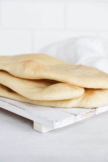 Easy Flatbread Recipe with Yeast - Seasons and Suppers