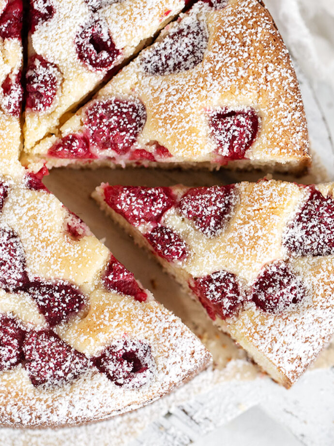 Raspberry Buttermilk Cake - Seasons and Suppers
