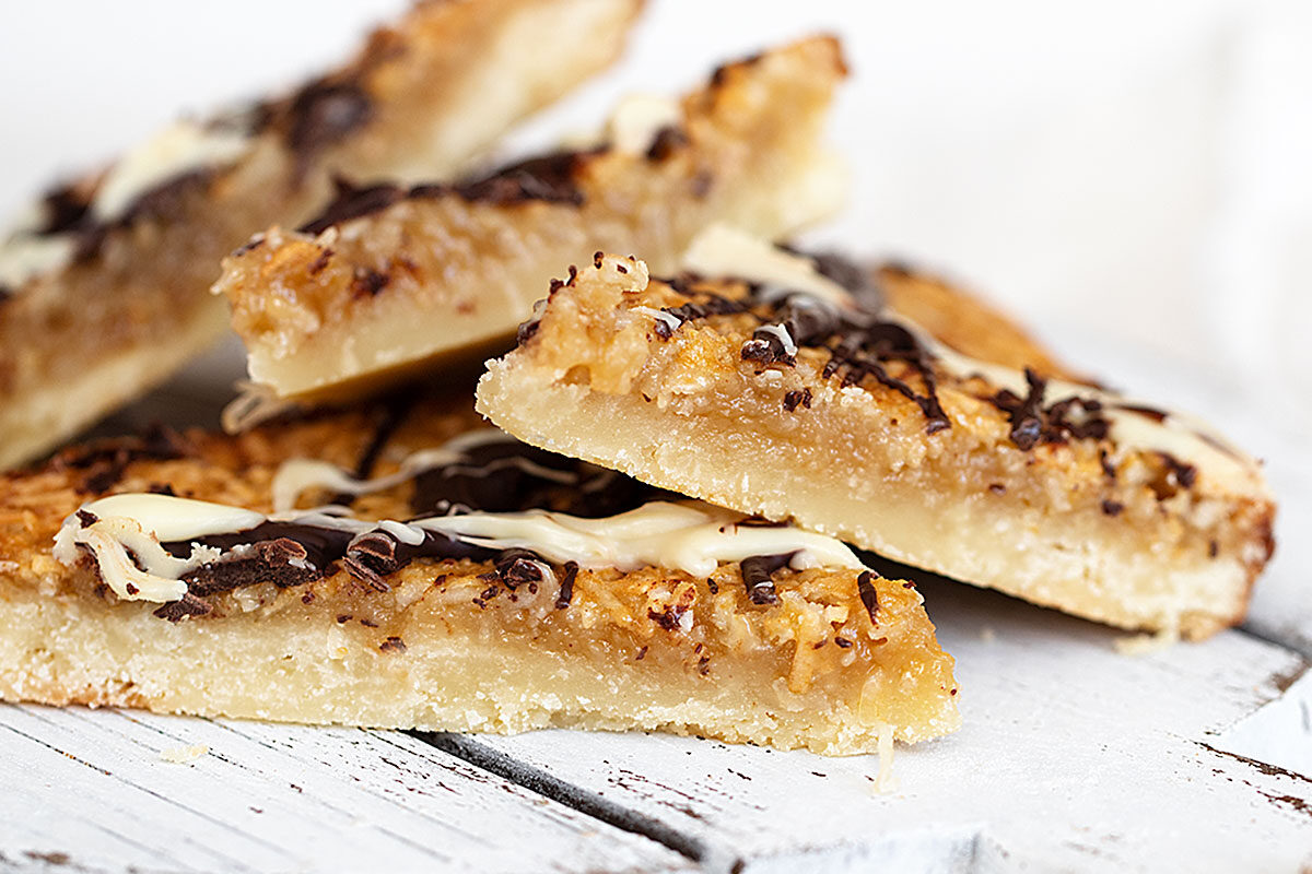 Macaroon Madness Bars - Seasons and Suppers