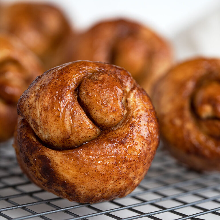 Sticky Cinnamon Knots - Seasons and Suppers
