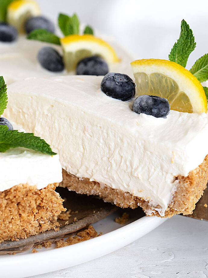 Simply Perfect Lemon Cheesecake - Seasons and Suppers