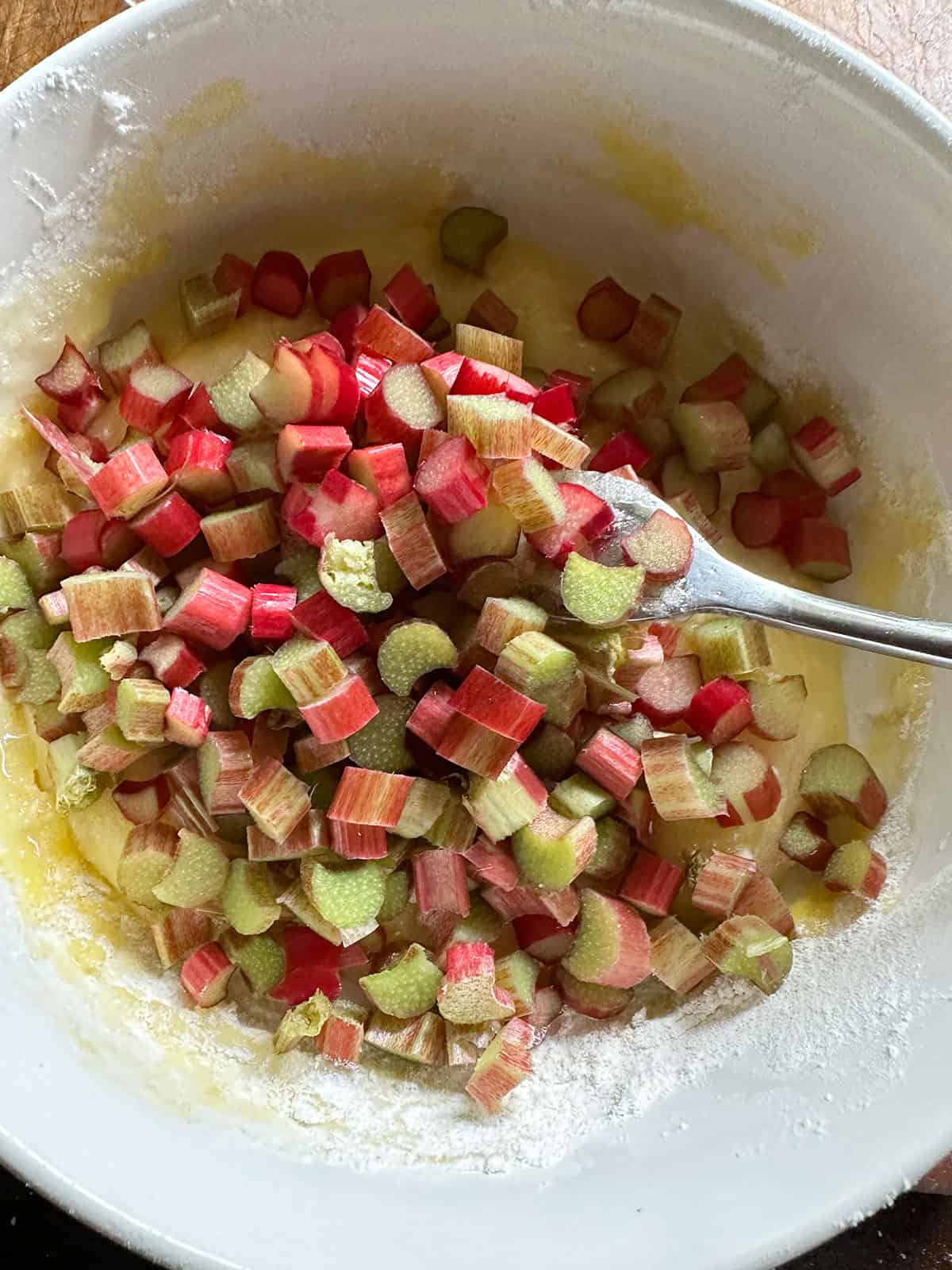 Custard Rhubarb Bars - Seasons and Suppers