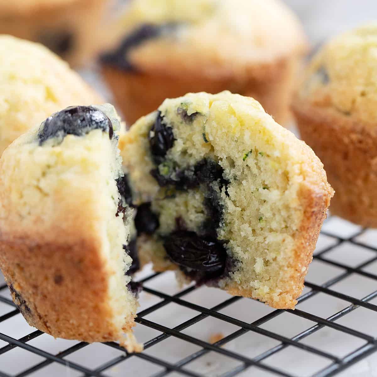 Blueberry Zucchini Muffins - Seasons and Suppers