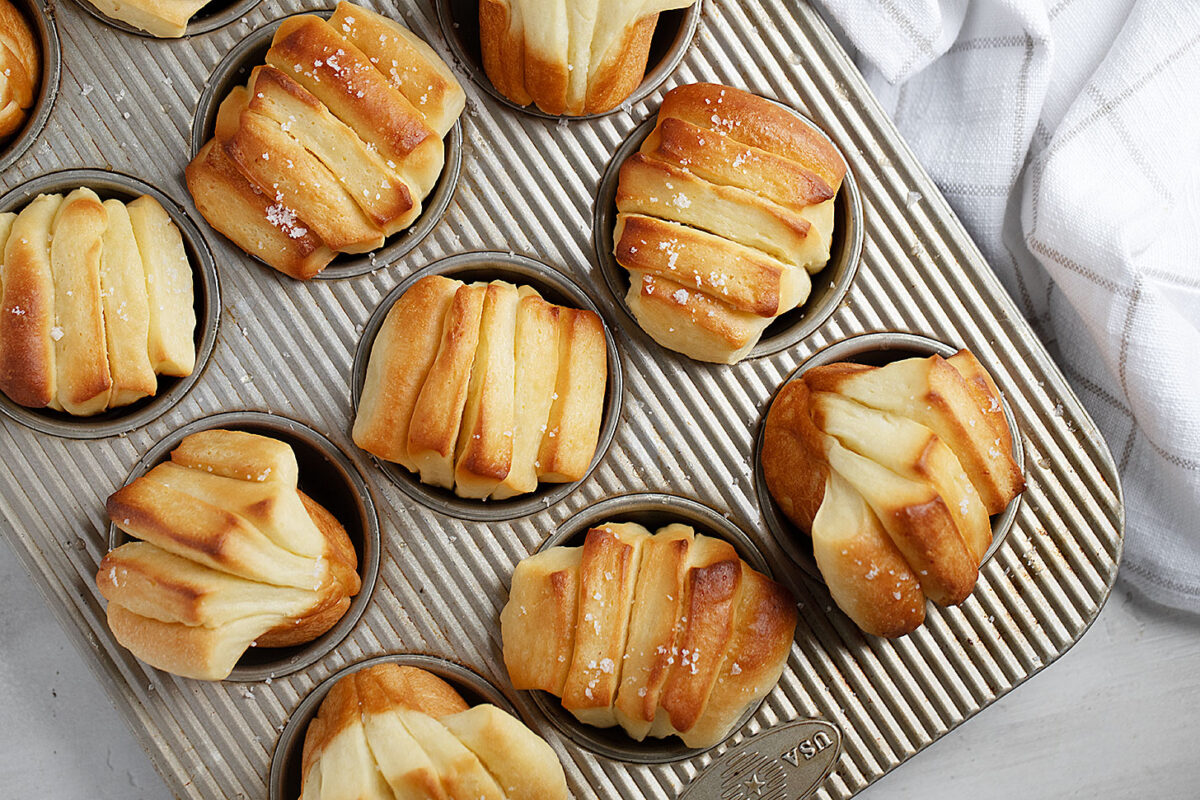 Butterflake Rolls - Seasons and Suppers