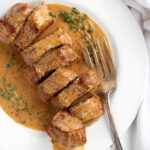 Pork Tenderloin with Mustard Sauce - Seasons and Suppers