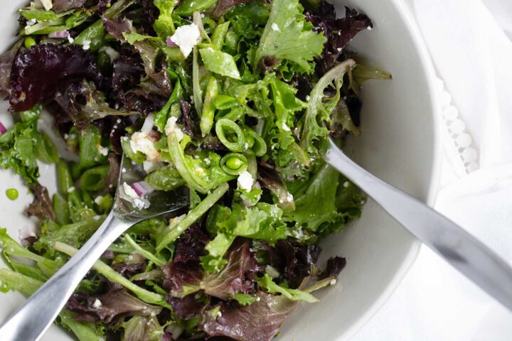 A Simple Spring Salad - Seasons and Suppers