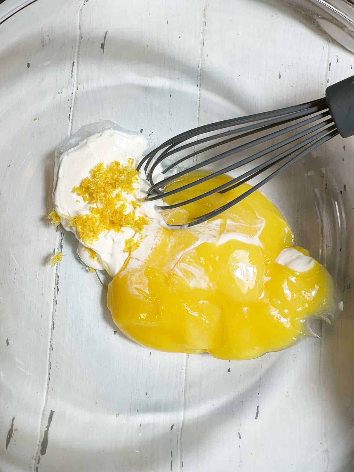 Lemon Curd Pudding - Seasons and Suppers