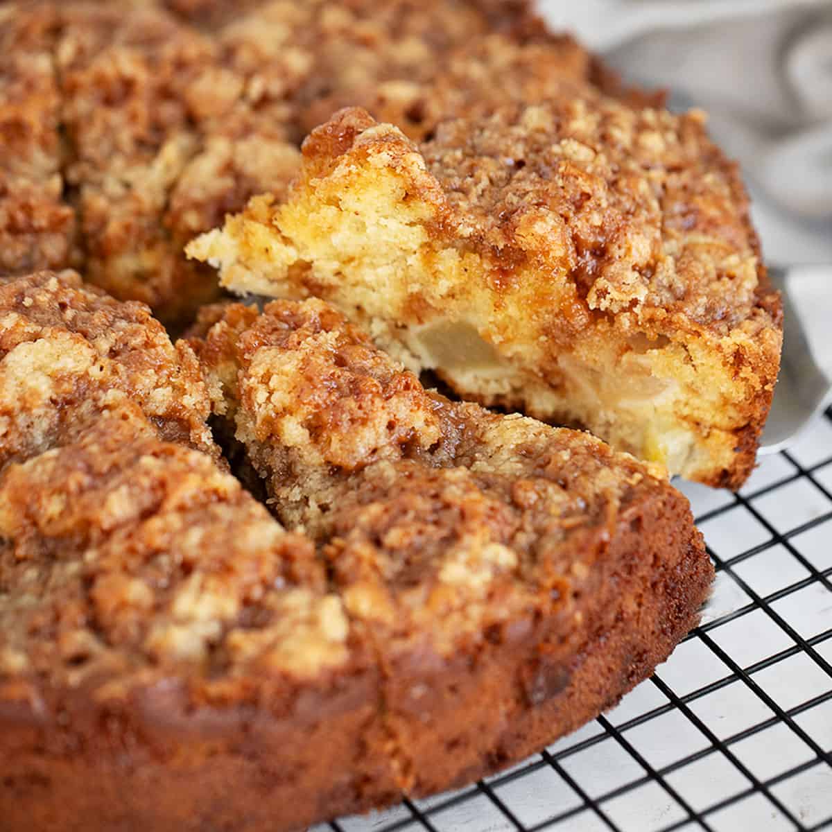 Toffee Apple Cake - Seasons and Suppers