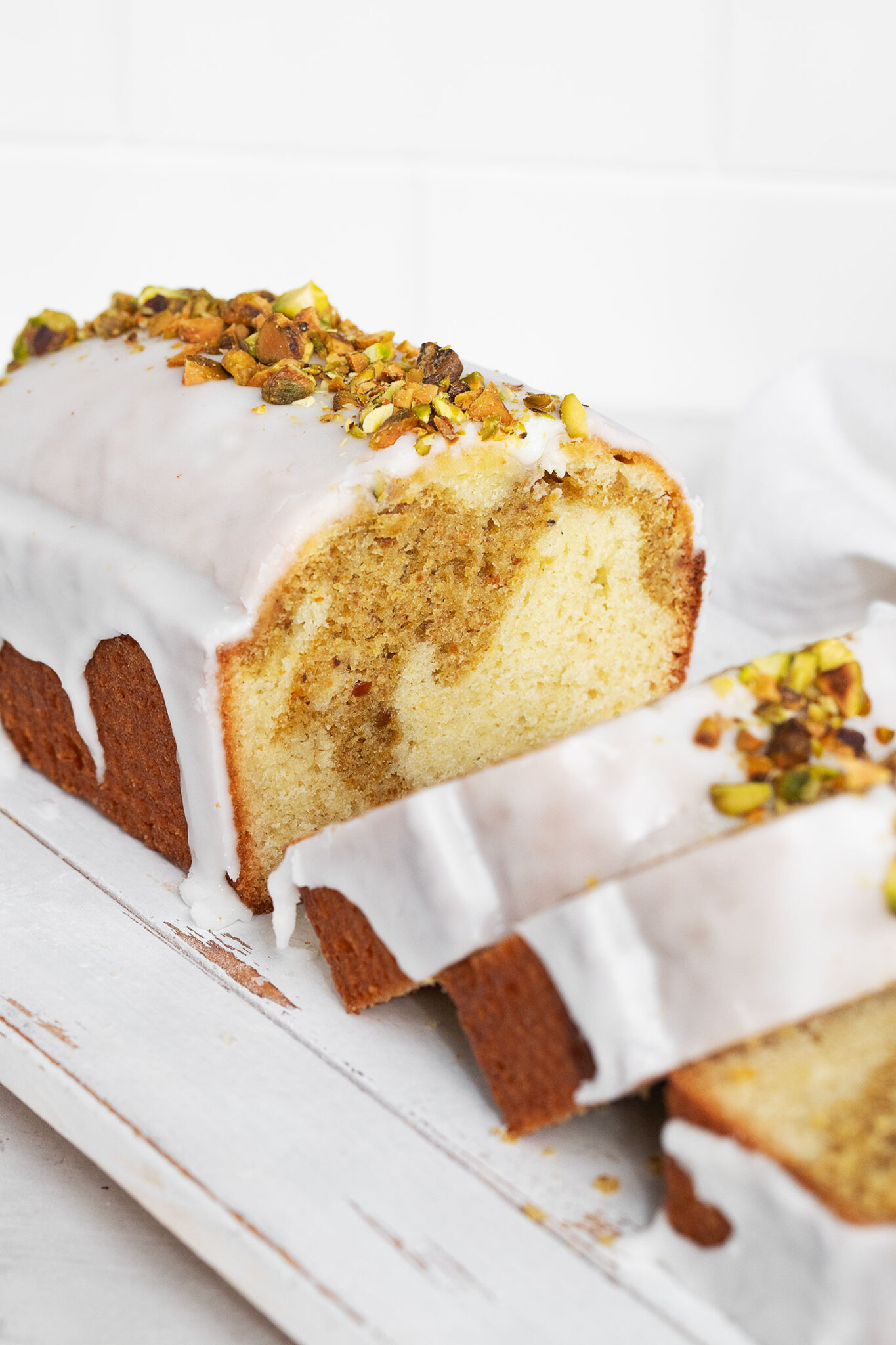 Pistachio Loaf Cake - Seasons and Suppers