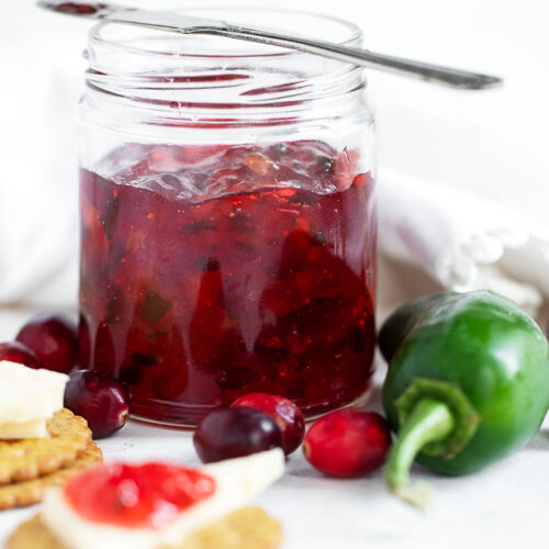 Cranberry Pepper Jelly - Seasons and Suppers