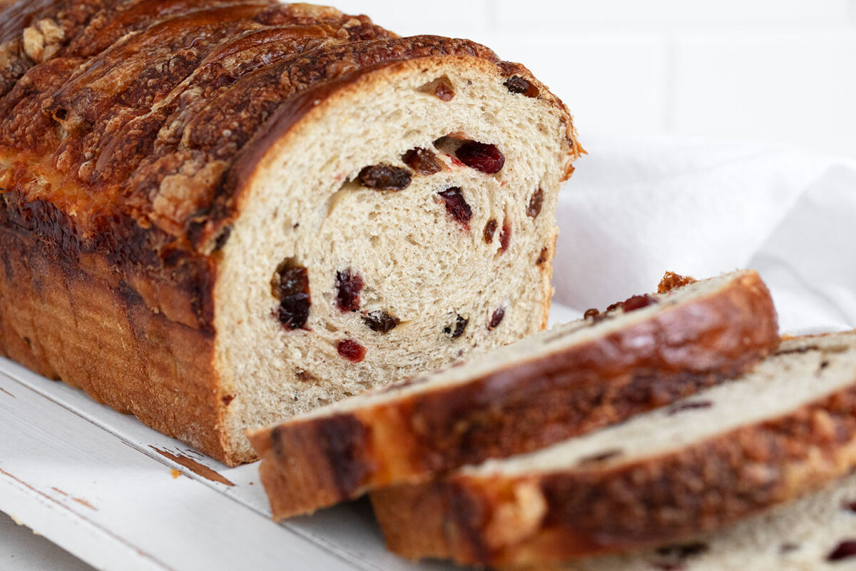 Cranberry Raisin Brie Bread - Seasons and Suppers