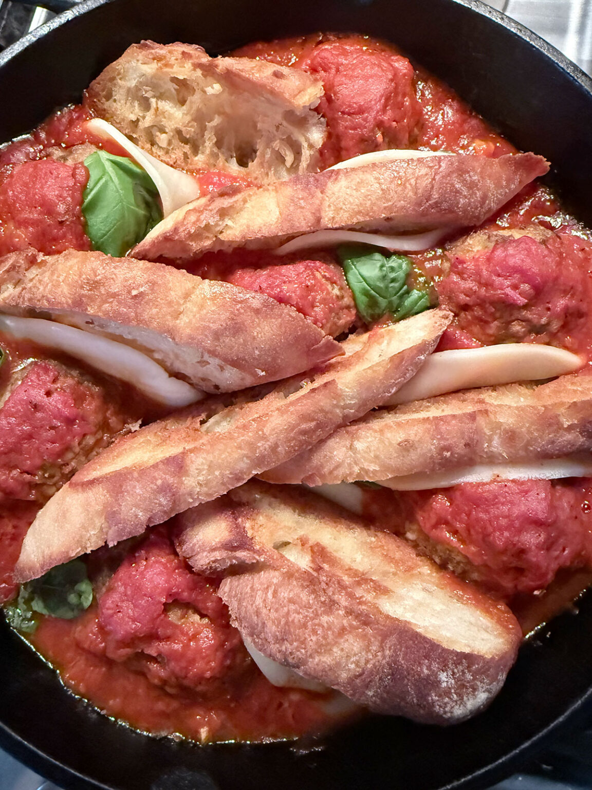 Meatball Sub Casserole - Seasons and Suppers