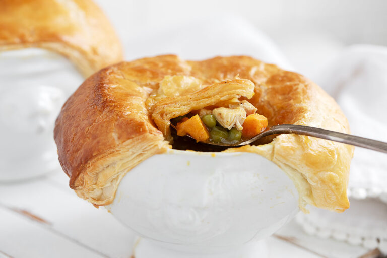 Curried Chicken Pot Pie - Seasons and Suppers