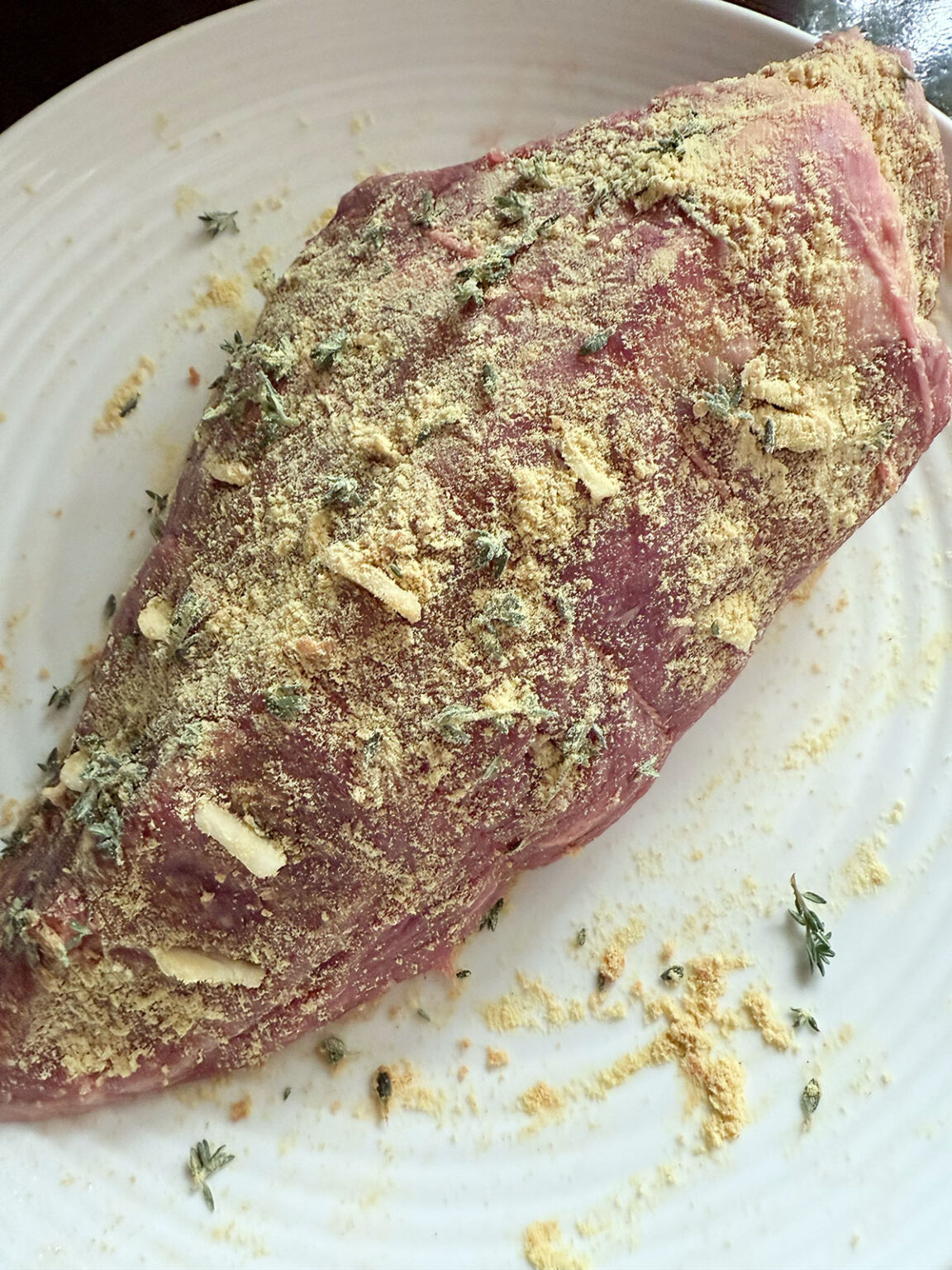 Mustard and Herb Sirloin Tip Roast Beef - Seasons and Suppers