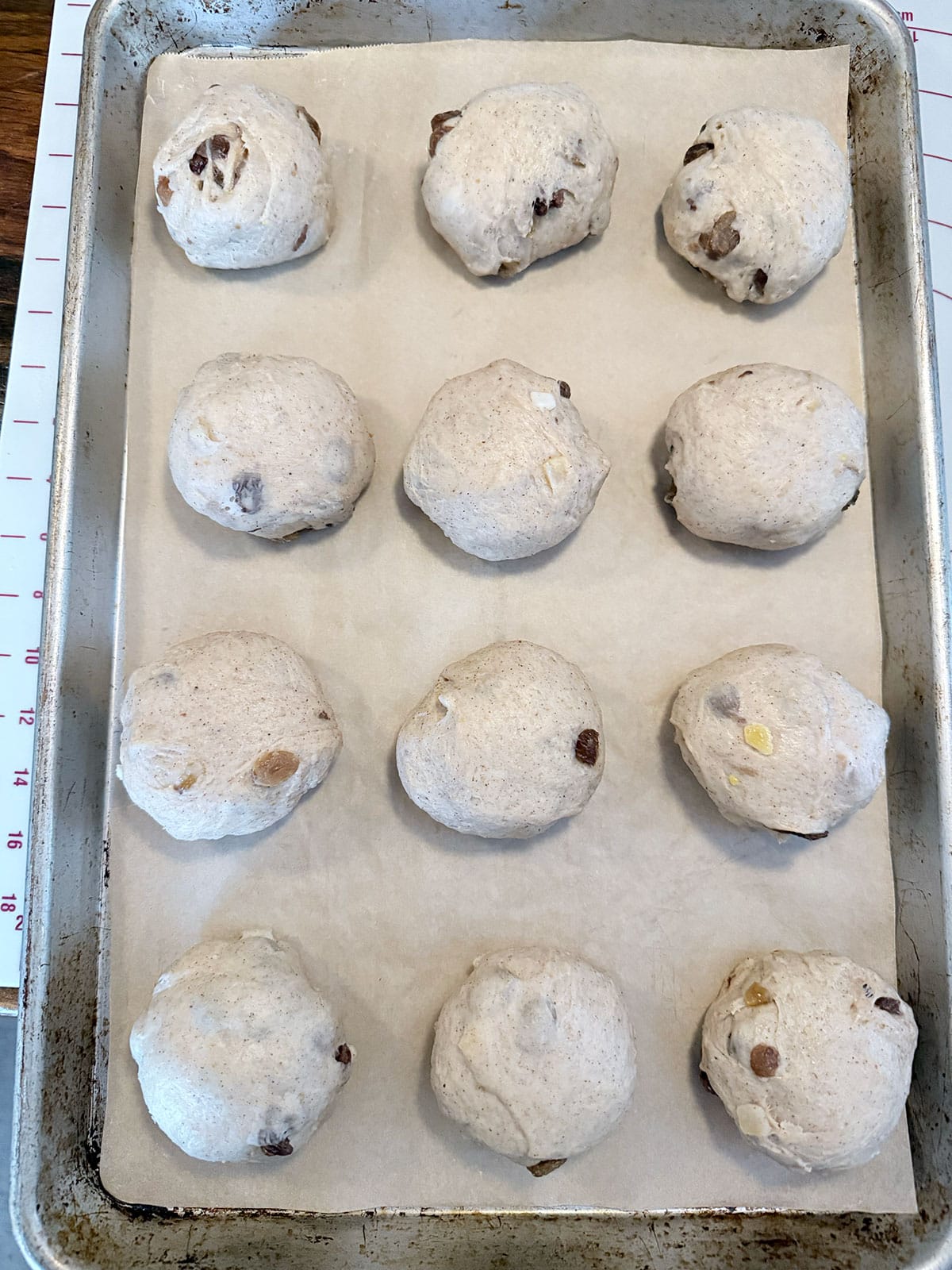 Lemon Hot Cross Buns - Seasons and Suppers