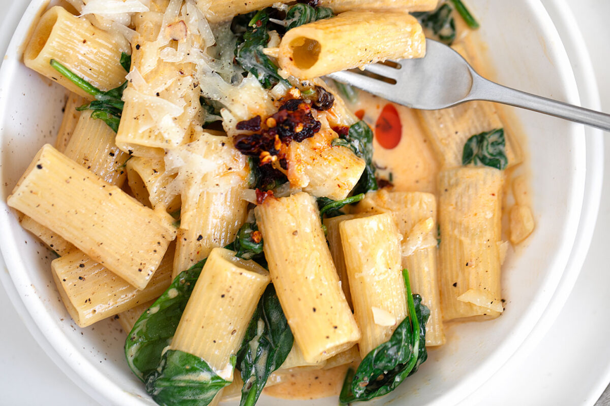 Chili Crisp Pasta - Seasons and Suppers