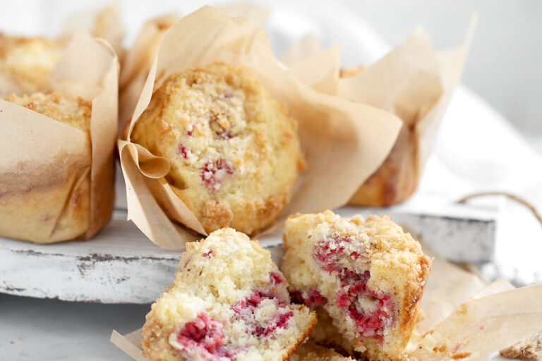 Raspberry Lemon Muffins - Seasons and Suppers