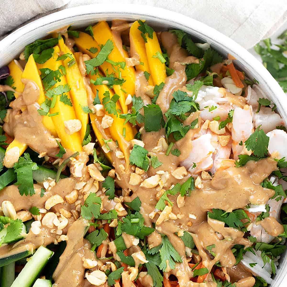 Summer Roll Salad - Seasons and Suppers