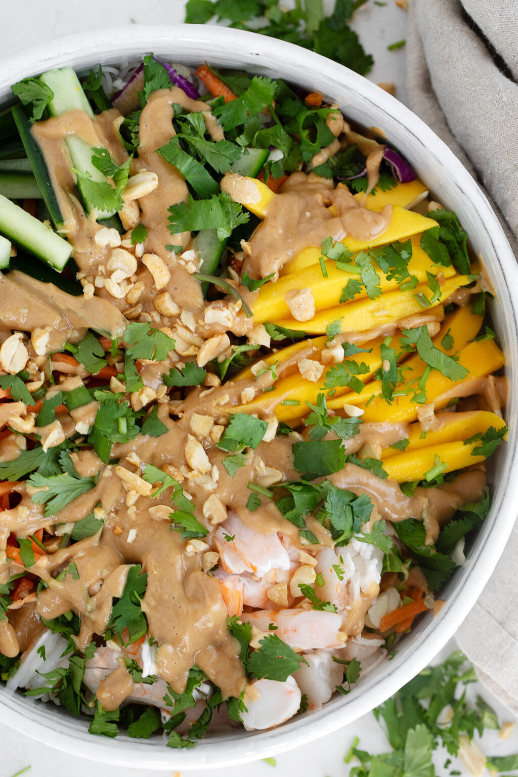 Summer Roll Salad - Seasons and Suppers