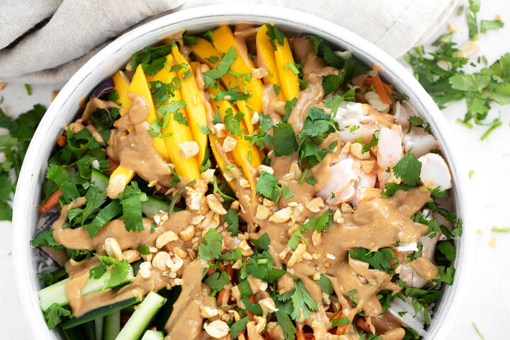 Summer Roll Salad - Seasons and Suppers