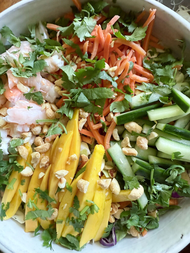 Summer Roll Salad - Seasons and Suppers