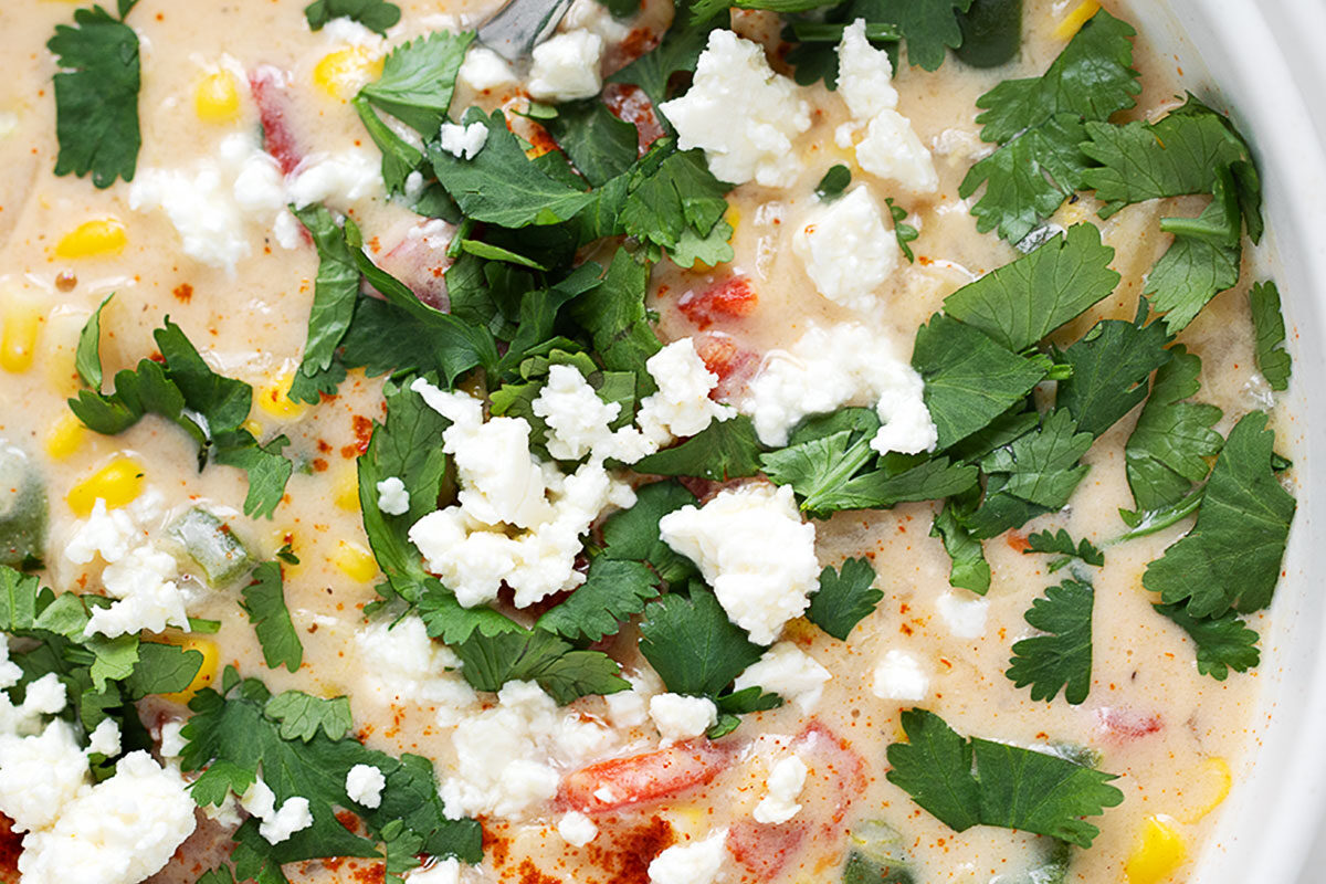 Creamy Sweetcorn Chowder - Seasons and Suppers
